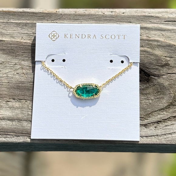 Kendra Scott | Jewelry | Nwot Kendra Scott Elisa In Emerald Cats Eye ...